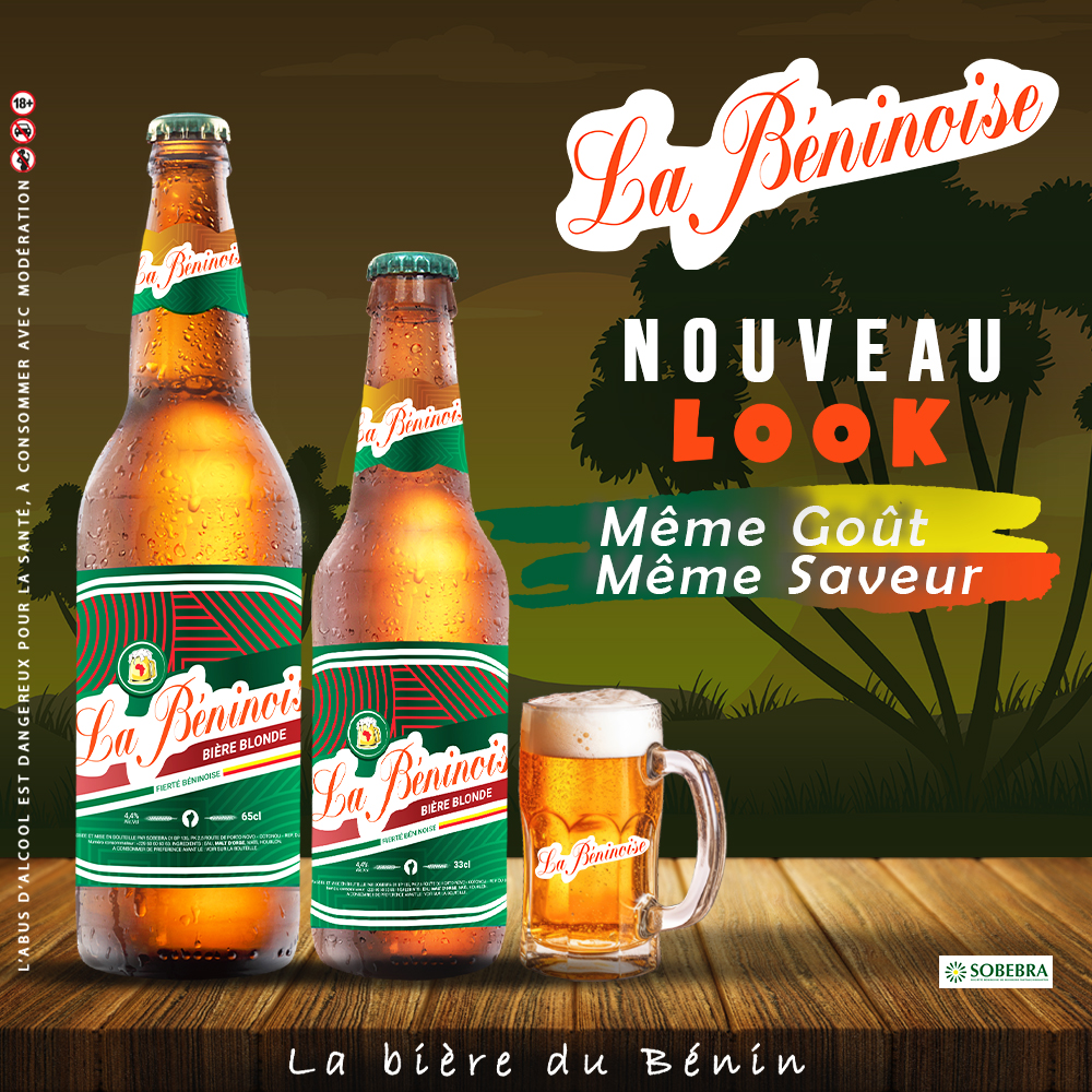 La bière ‘La Béninoise’ adopte un nouveau look - 24 HEURES AU BENIN