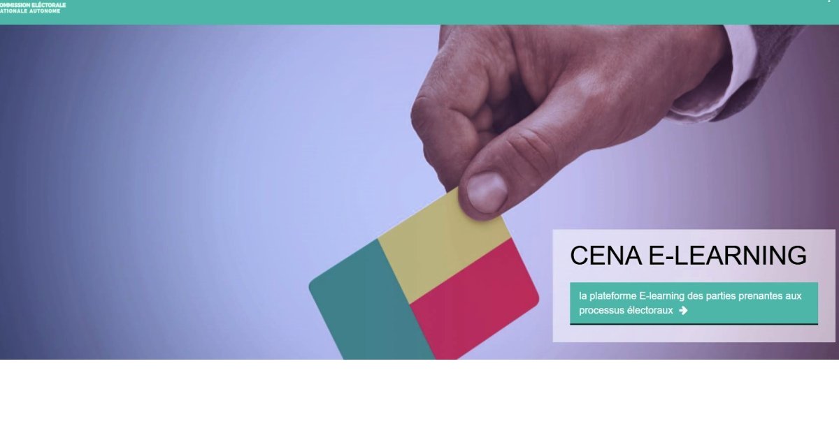 La CENA lance sa plateforme e-learning pour former les électeurs - 24 HEURES AU BENIN