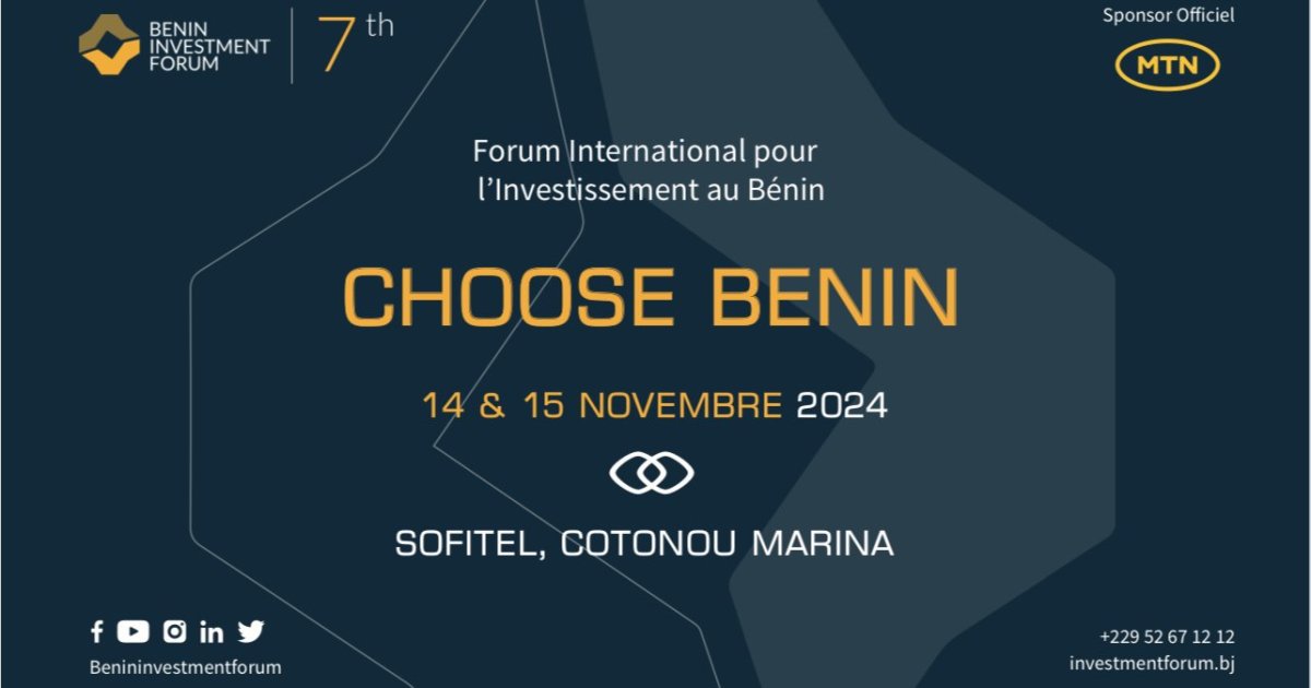 Le Bénin Investment Forum 2024 (BIF7) s’ouvre aux investisseurs mondiaux. - 24 HEURES AU BENIN